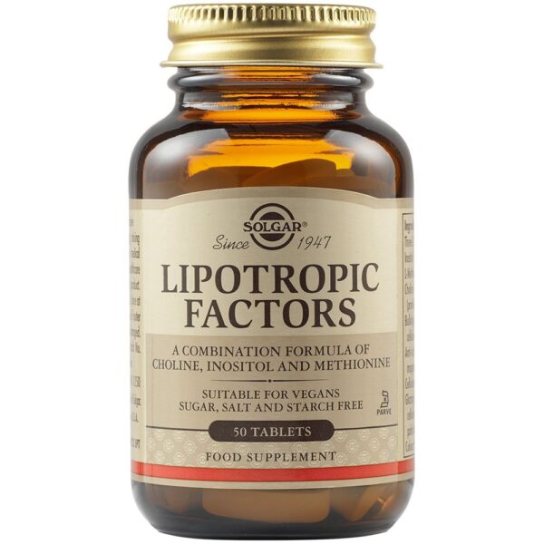 SOLGAR Lipotropic Factors 50 TABS - Pink Lab
